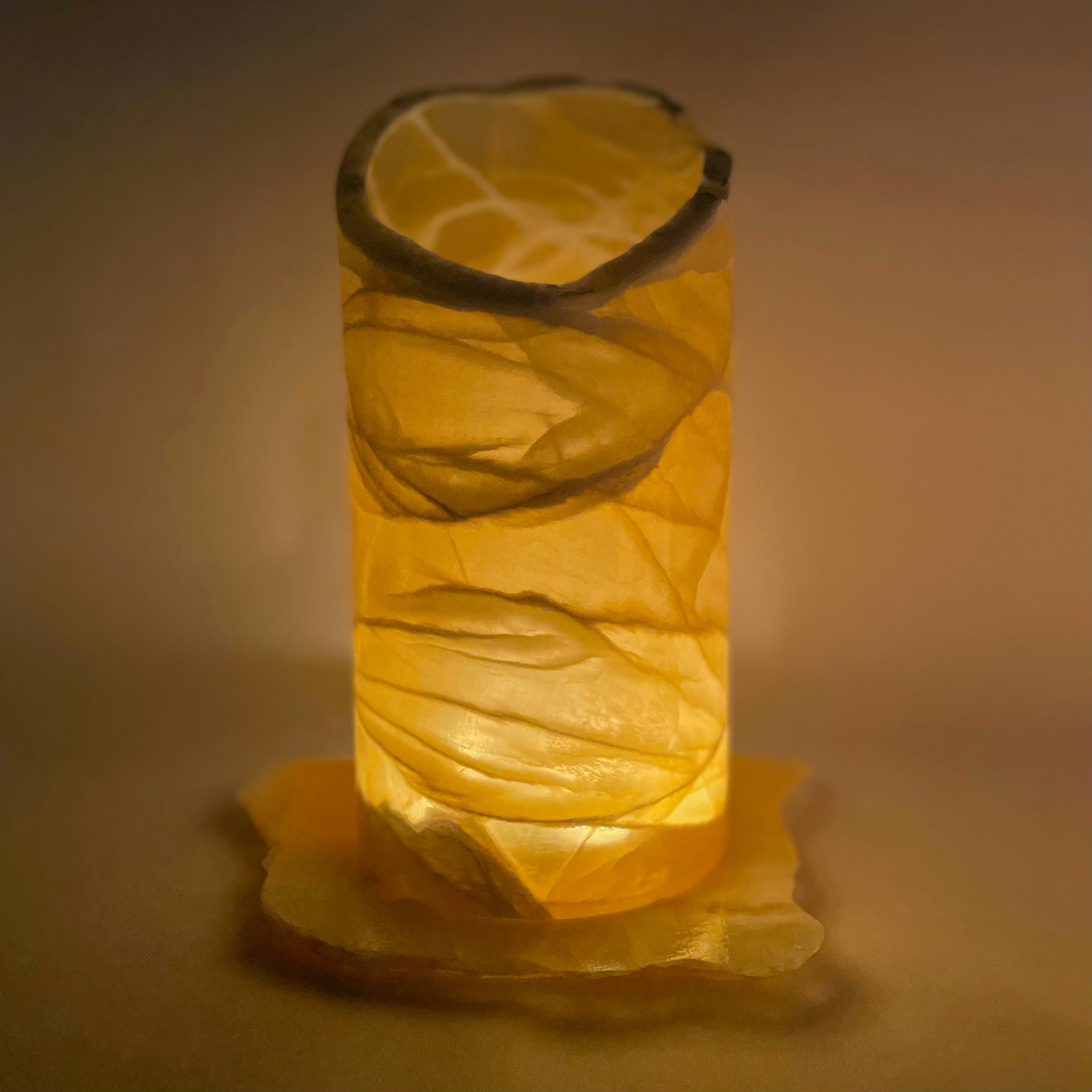 Gratitude Stone Light and Wine Accessory – Peaceful Stone Lights