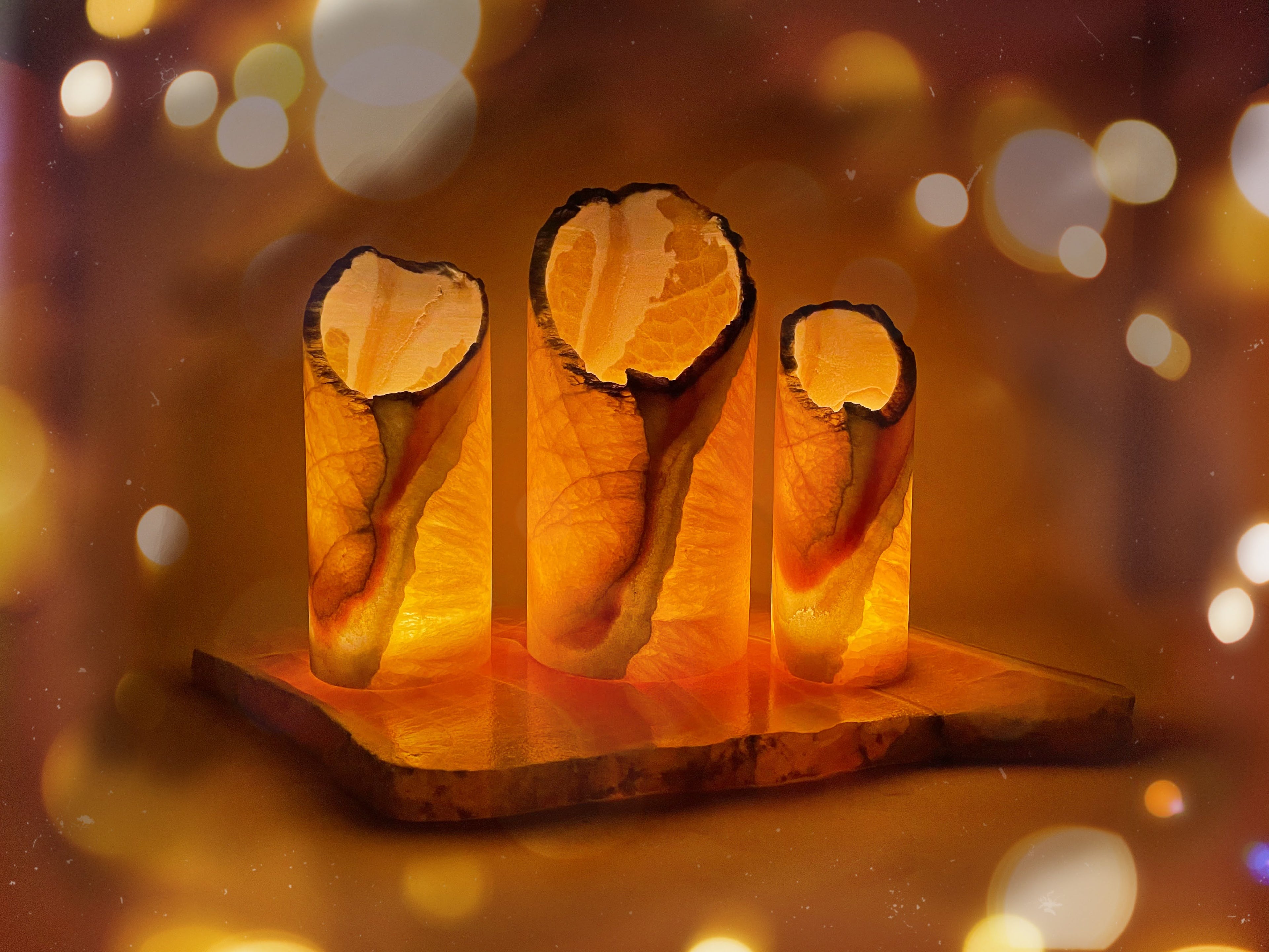 Peaceful Stone Lights