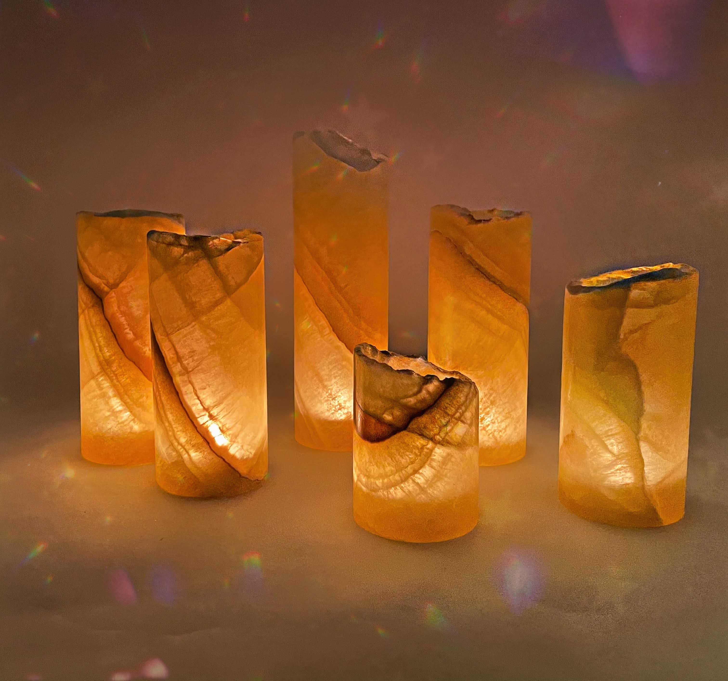 Peaceful Stone Lights