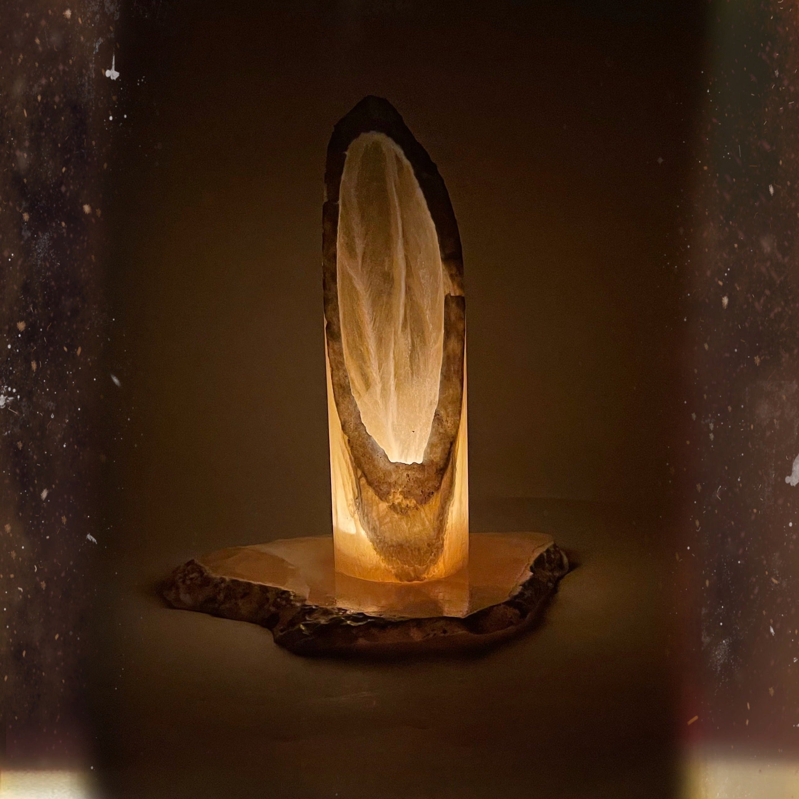 Pixie Size Luminite Stone Light Pillar – Peaceful Stone Lights